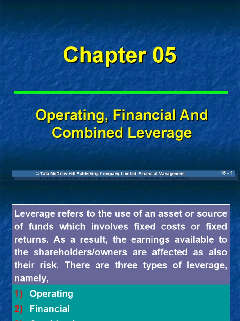 Operating F C Leverage | PDF | Preferred Stock | Capital Structure