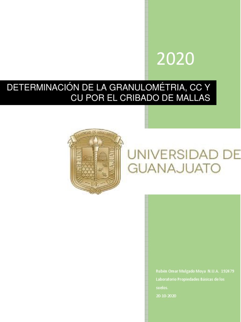 Práctica 6 Granulométria Completa | PDF | Hormigón | Cemento