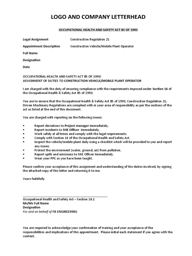 CR21 Construction Vehicle Operator | PDF | Occupational Safety And ...