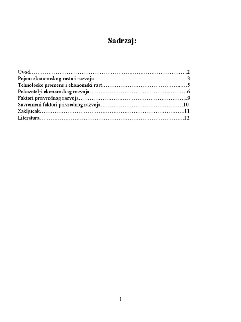 Sadrzaj | PDF