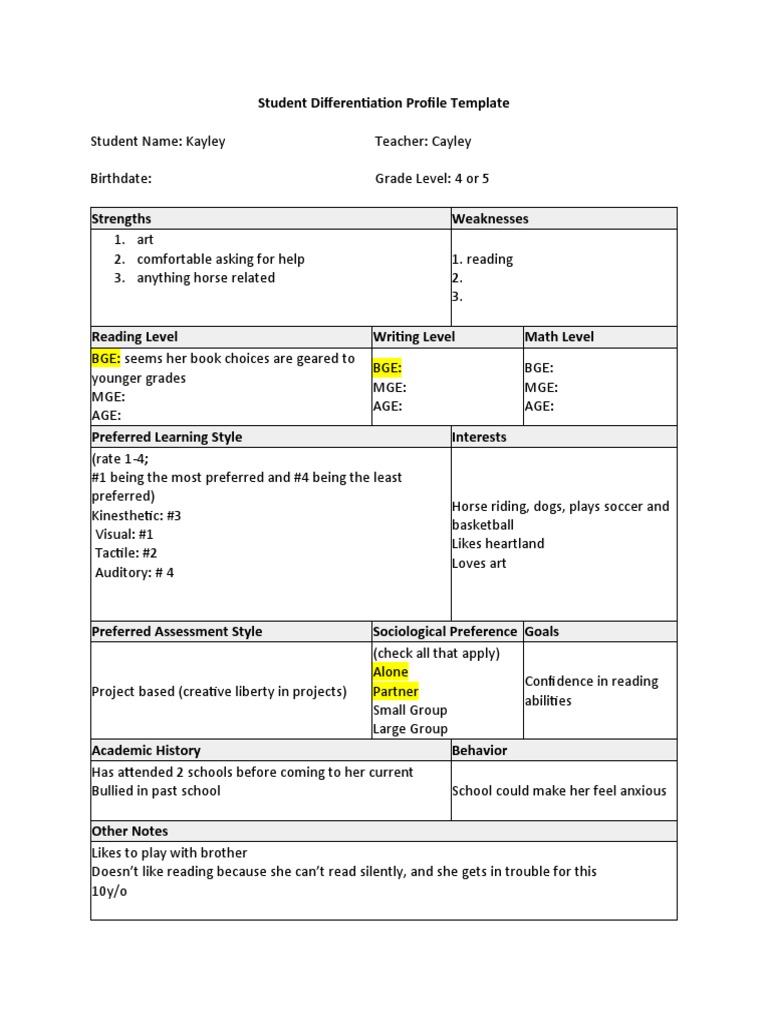 Assessment - Performance Case Study | PDF | Learning Styles | Learning