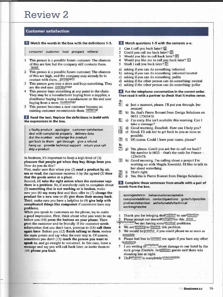 Grammar Exercises | PDF | Customer | Communication