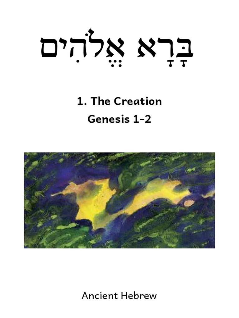 1 Bara Elohim | PDF | Creative Commons License | Social Information ...
