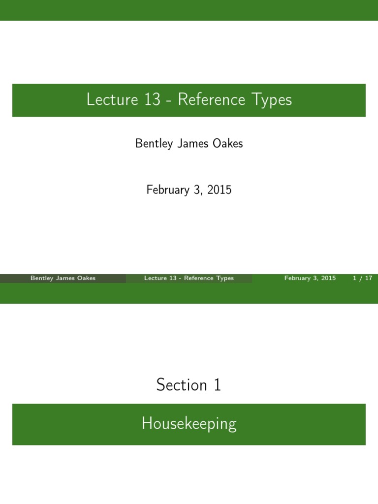 Lecture 13 Pdf Parameter Computer Programming Encryption