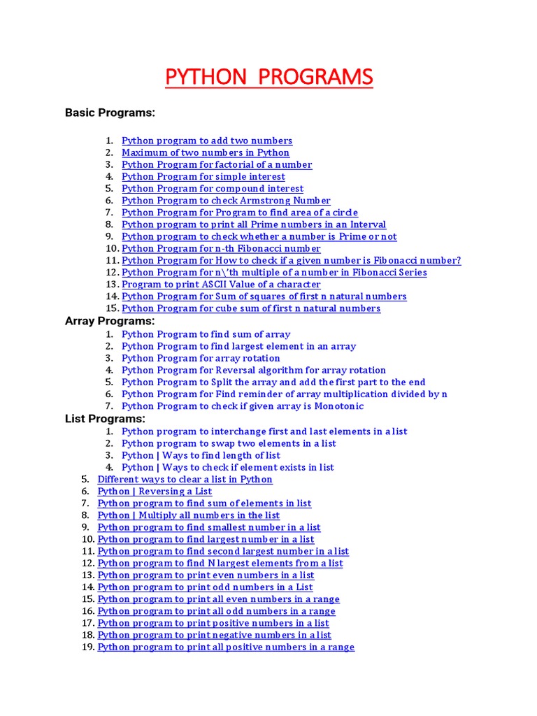 Python Programs Pdf String Computer Science Regular Expression
