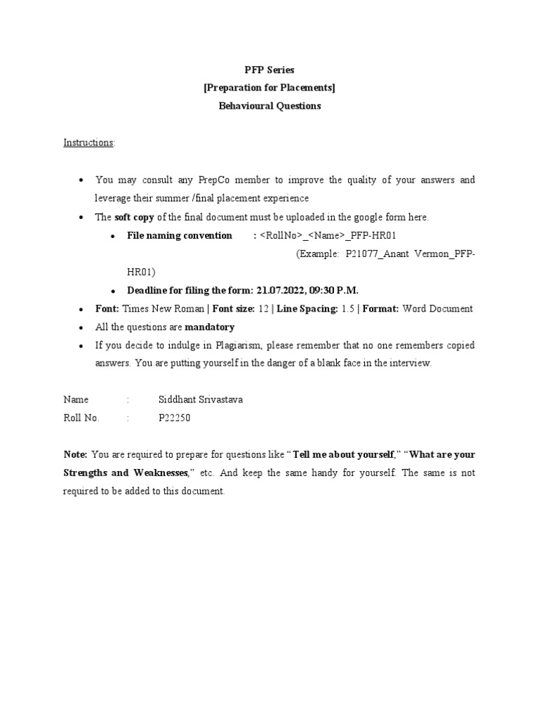 P22250 - Siddhant Srivastava - PFP-HR01 | PDF | Analytics | Business P22250 - Siddhant Srivastava - PFP-HR01 | PDF | Analytics | Business