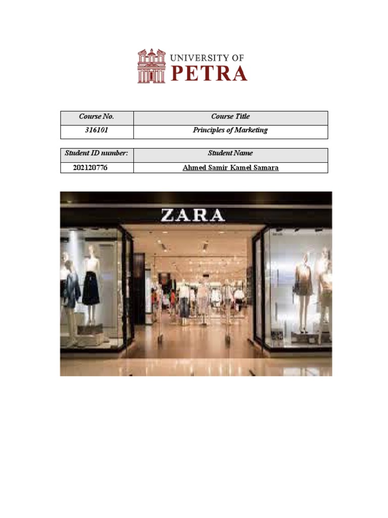 Marketing Assignment | PDF | Retail | Fashion