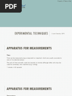 IGCSE Chemistry Chapter 2 - Experimental Techniques | PDF ...