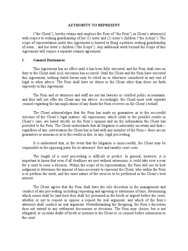 2022-06-29 Retainer Agreement (Family Law) CW Edits | PDF | Payments ...