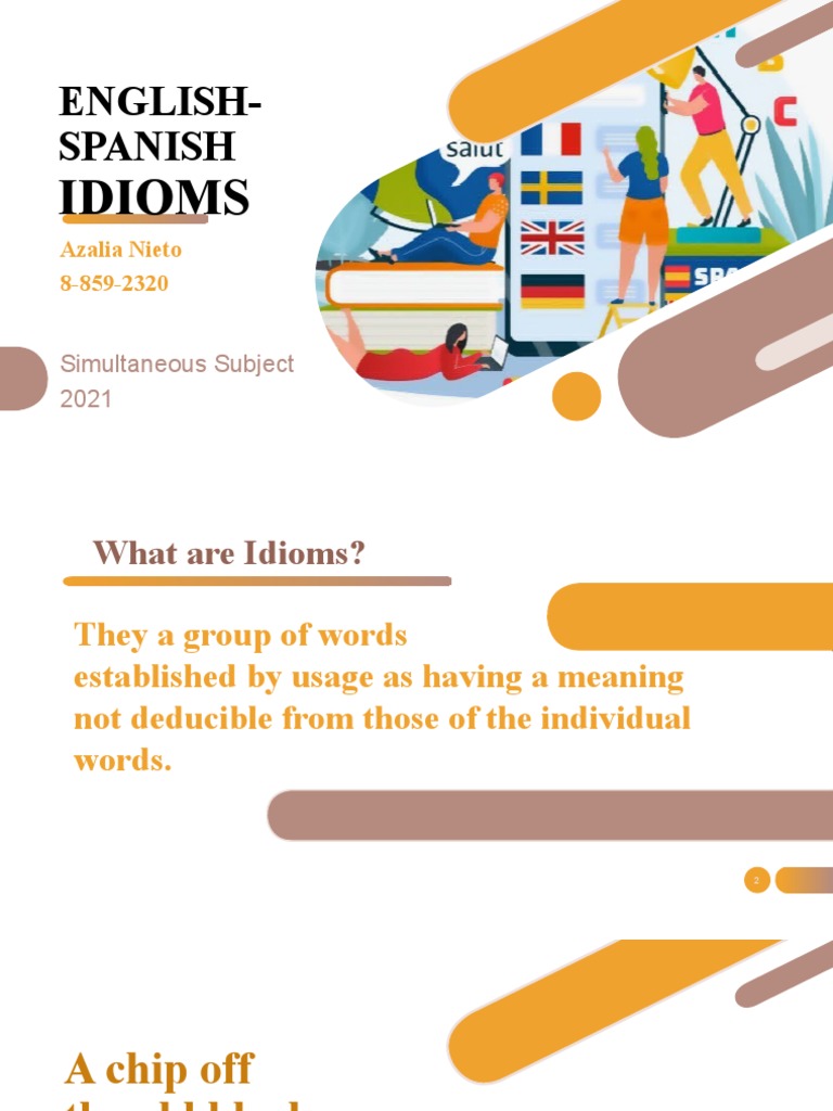Idioms English and Spanish Equivalence | PDF | Language Arts & Discipline