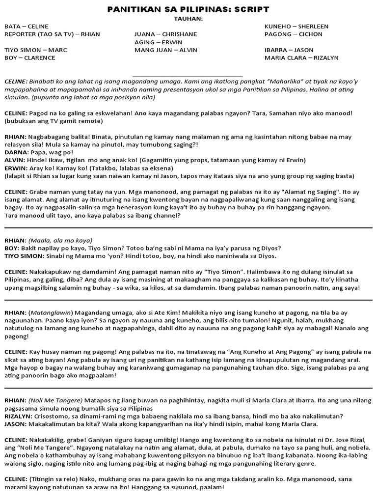 Panitikan Sa Pilipinas | PDF