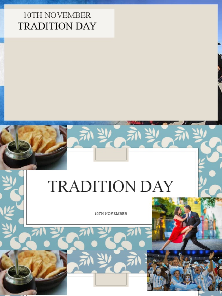 Tradition Day Celebration Overview | PDF