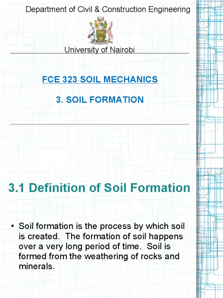 3 Soil Formation | PDF | Weathering | Rock (Geology)