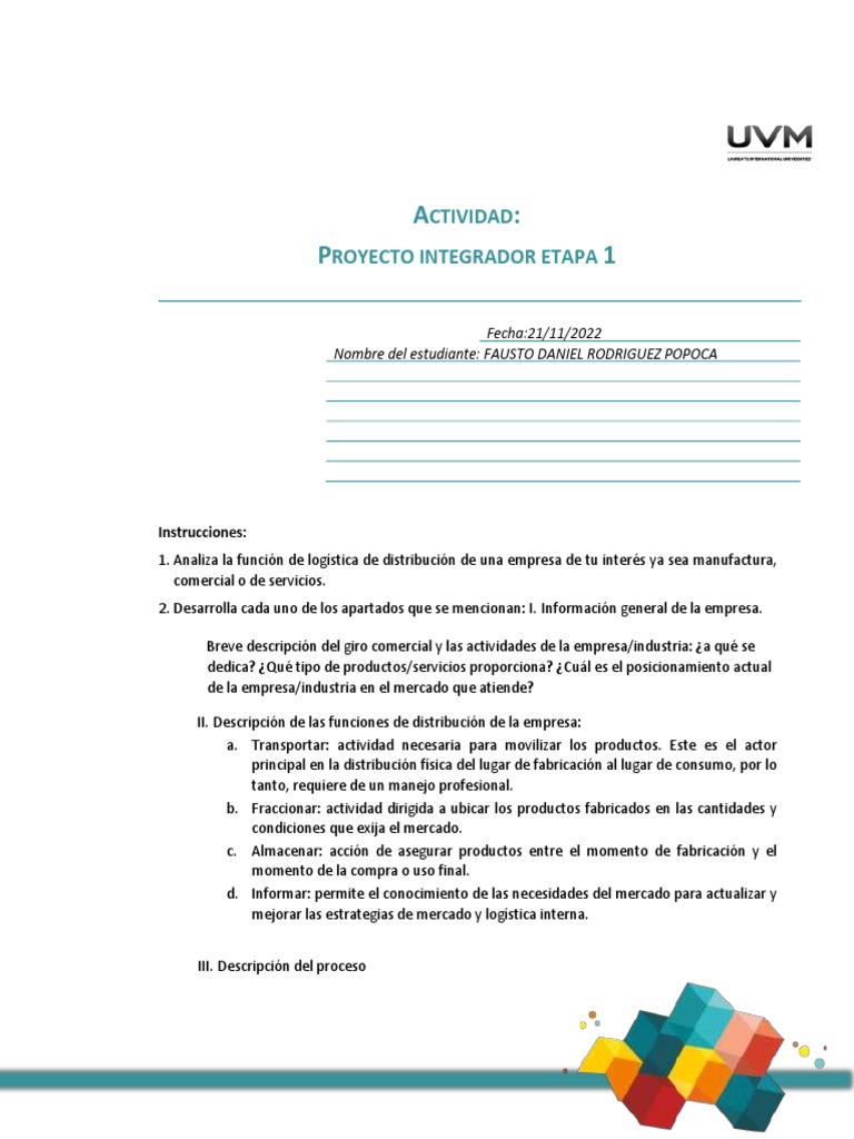 Logística y Distribución en Floricultura | PDF | Logística | Calidad ...