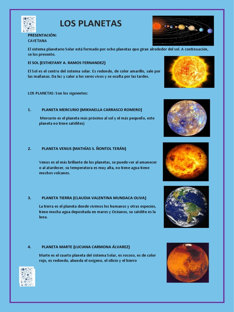 Los Planetas | PDF | Ciencias sociales | Ciencia y matemáticas