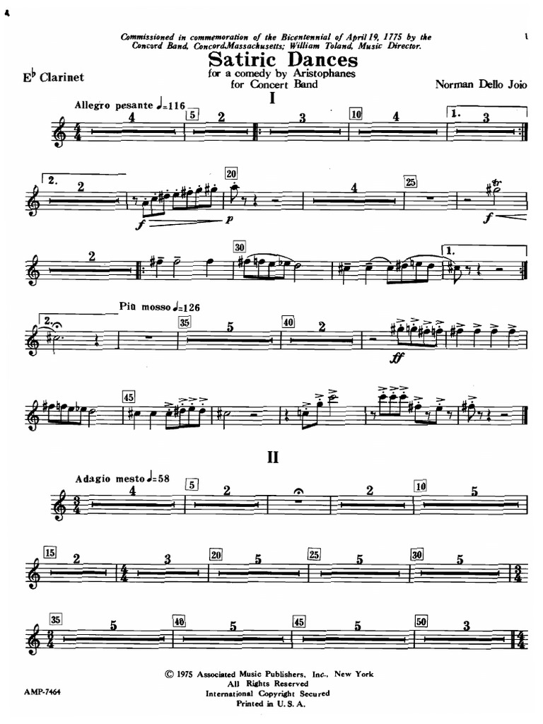 Satiric Dances Requinta | PDF