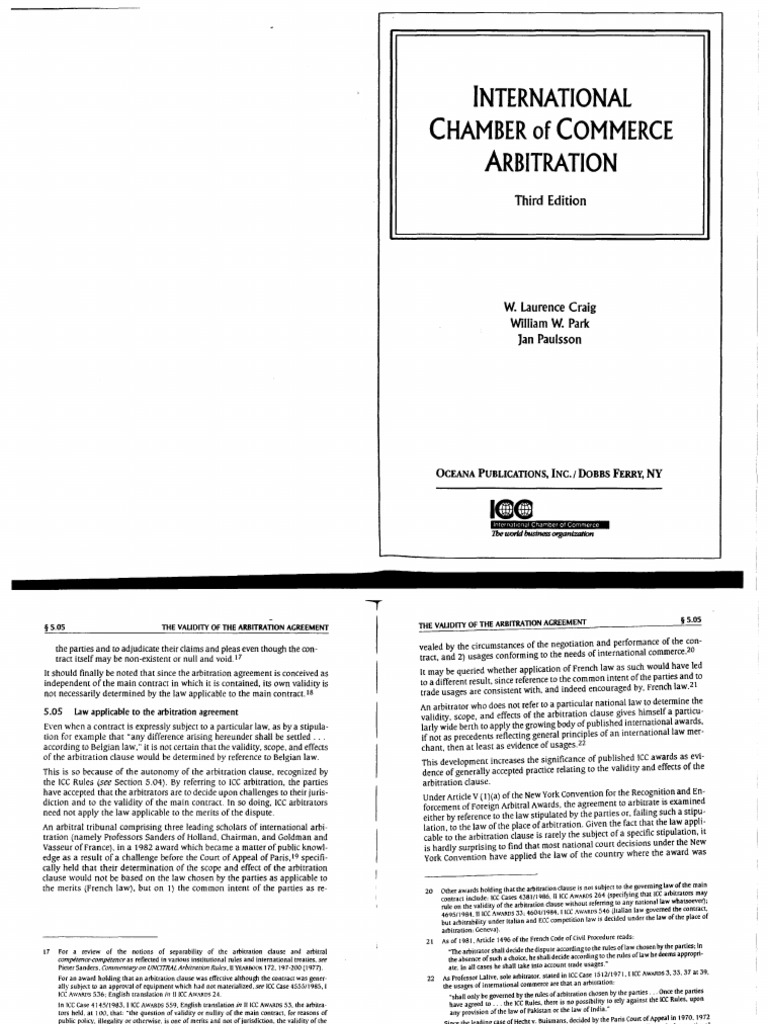 International Arbitration Law: Analyzing the Validity and Application of Arbitration Agreements ...