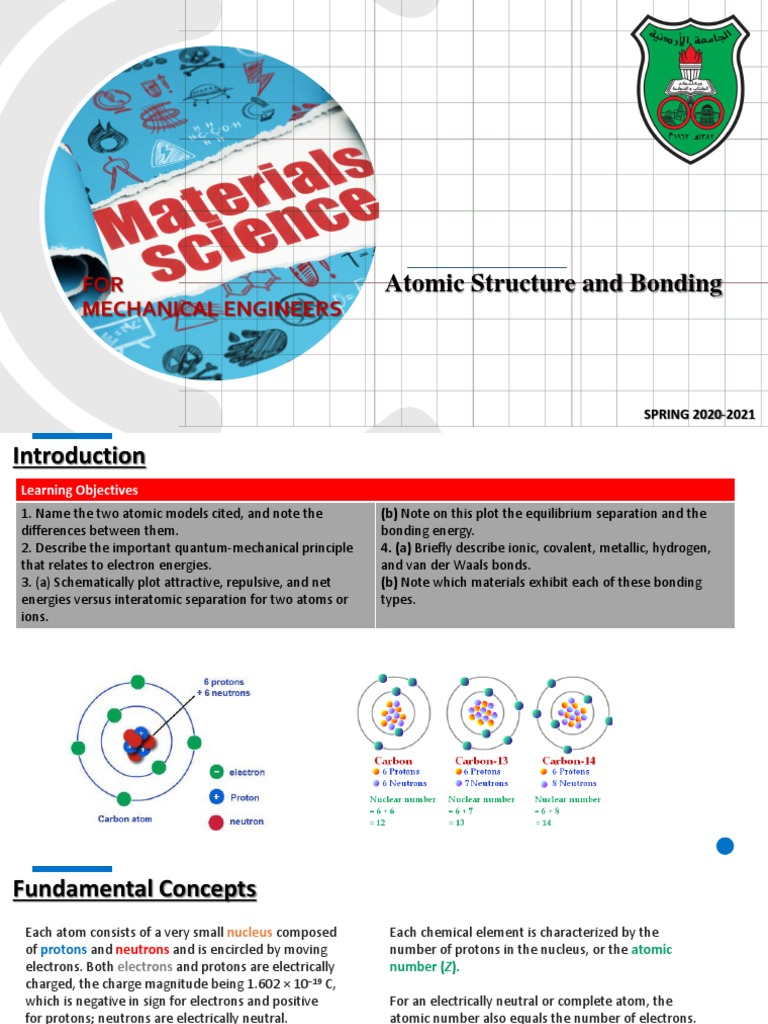 02-MS-ME - Atomic Structure and Bonding | PDF | Chemical Polarity | Chemical Bond