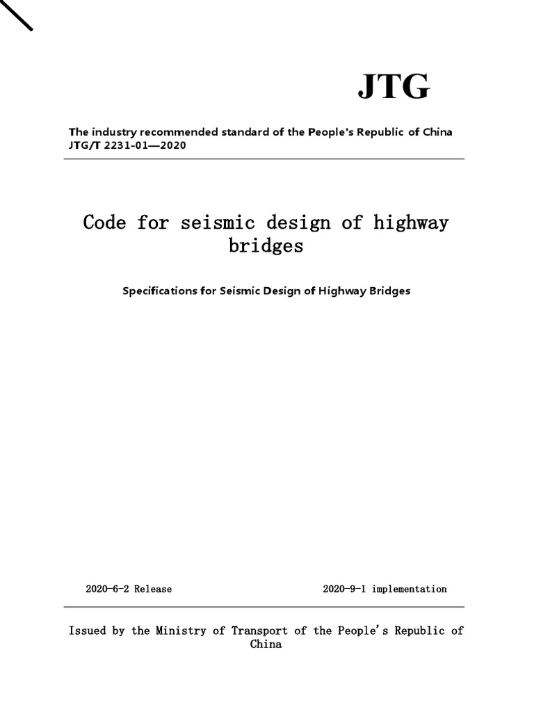 Chinese Code | PDF | Strength Of Materials | Earthquakes