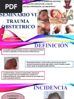 Trauma Obstetrico | PDF | Lesión | Parto