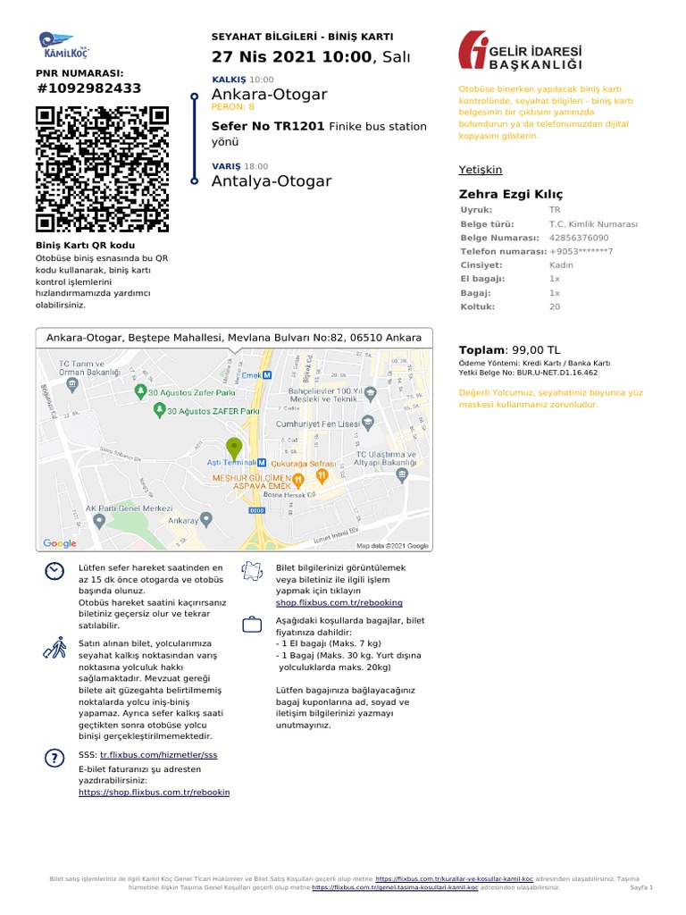 FLIX Ticket 1092982433 | PDF