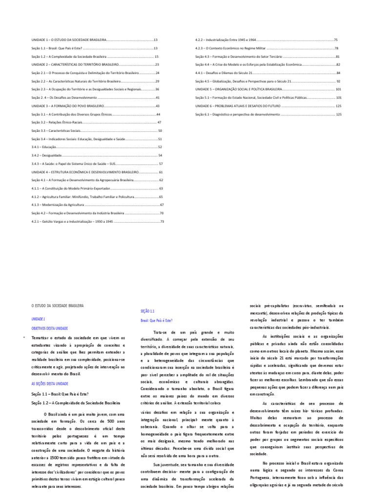 FDSB | PDF | Brasil | Economia
