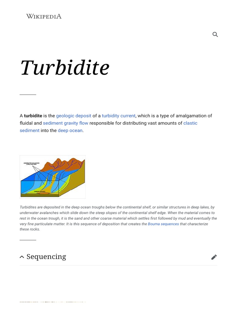 Turbidite-Wikipedia 1648041301905 | PDF | Natural Materials | Rocks