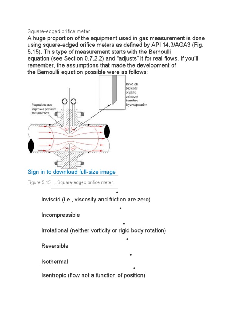 Understanding Square-Edged Orifice Meters | PDF | Fluid Dynamics ...
