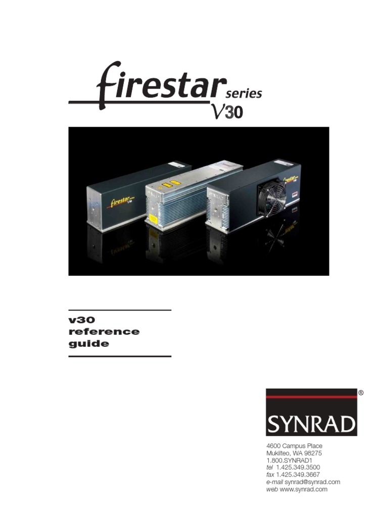 SYNRAD Firestar V30 FSV30SAB v30 | PDF | Electromagnetic Compatibility ...
