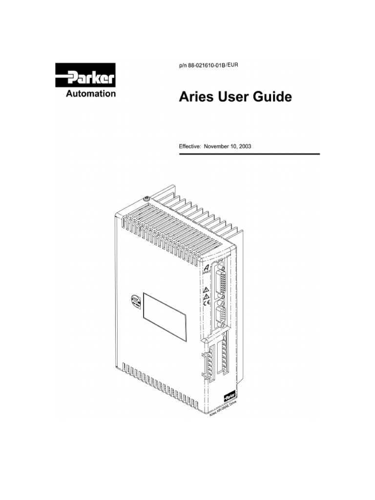Parker Aries - Manual | PDF | Electromagnetic Compatibility | Electric ...