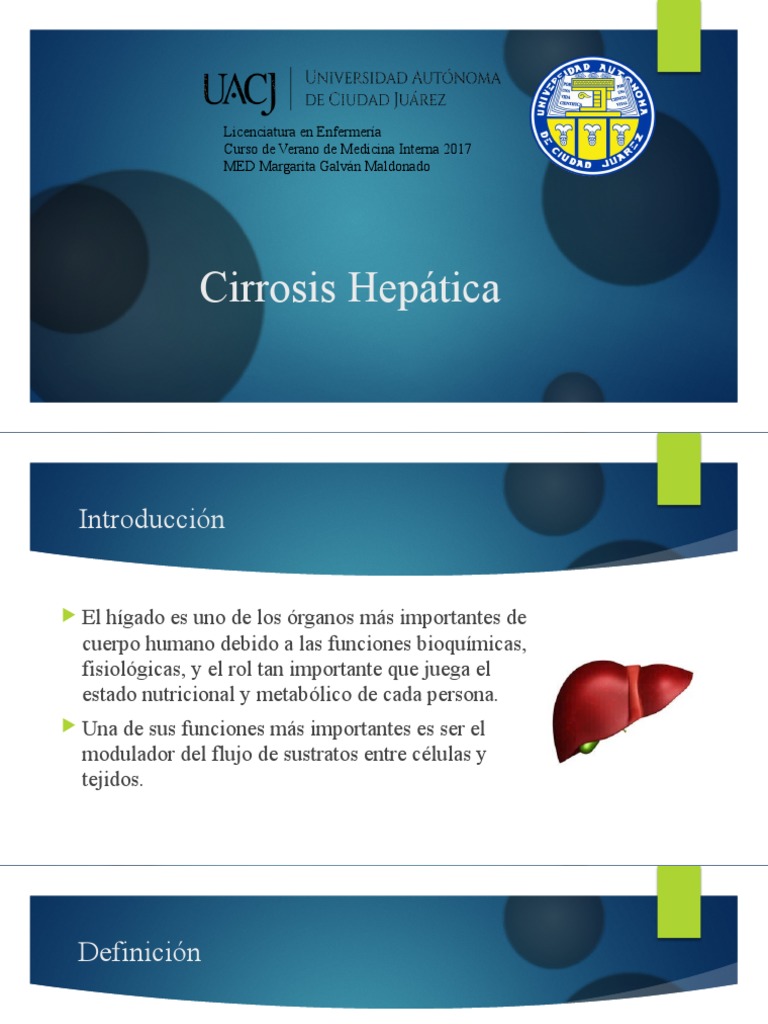 Cirrosis Hepática | PDF | Cirrosis | Hepatitis