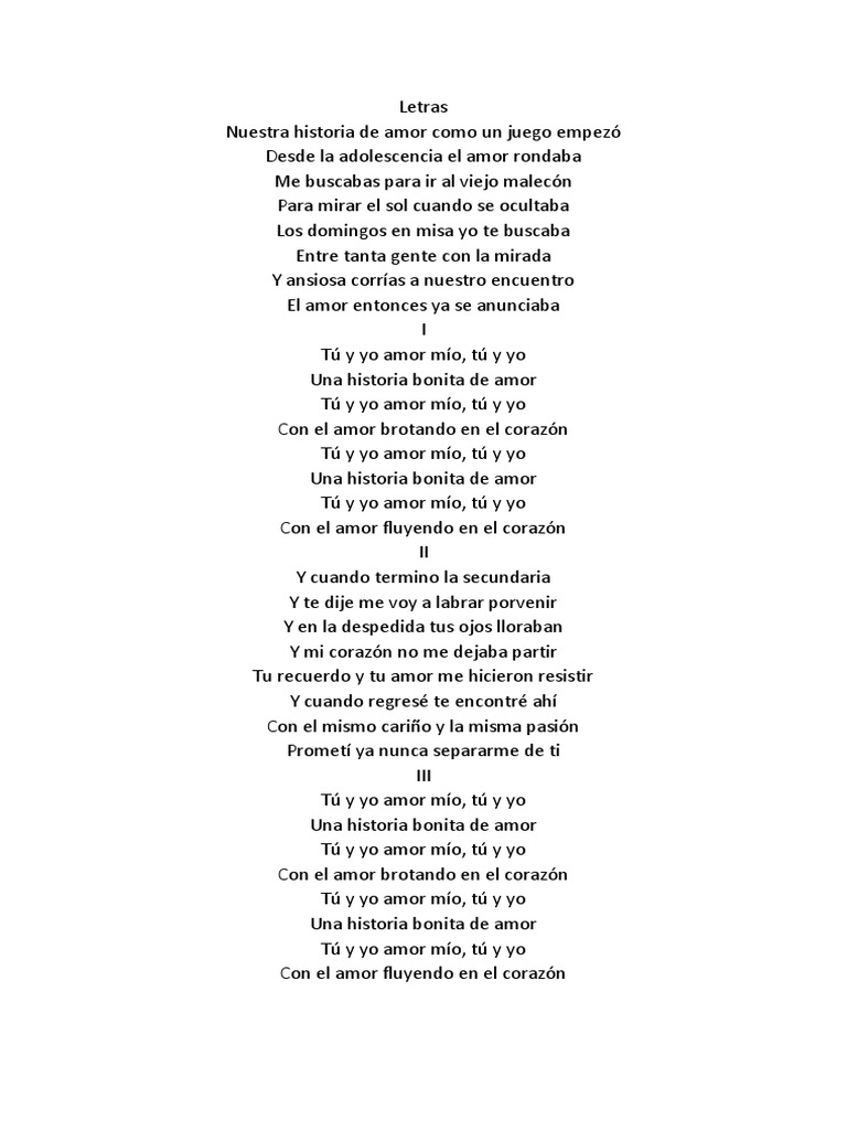 Historia Bonita de Amor | PDF | Ficción general