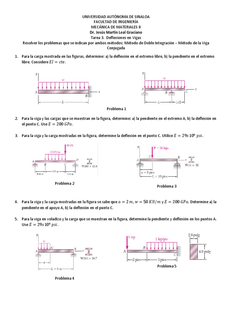 Proyecto Integrador 3 - Deflexiones en Vigas | PDF | Viga (Estructura) | Ingeniería de Edificación