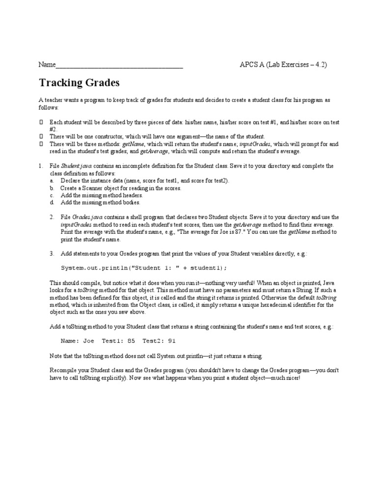 Ch4 Lab 4 2 Pdf Method Computer Programming Class Computer 1519