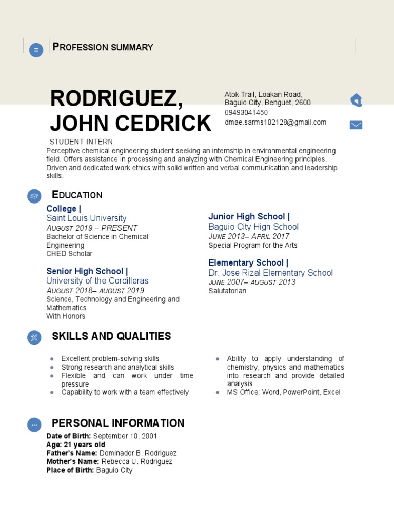 Sarmiento Resume | PDF