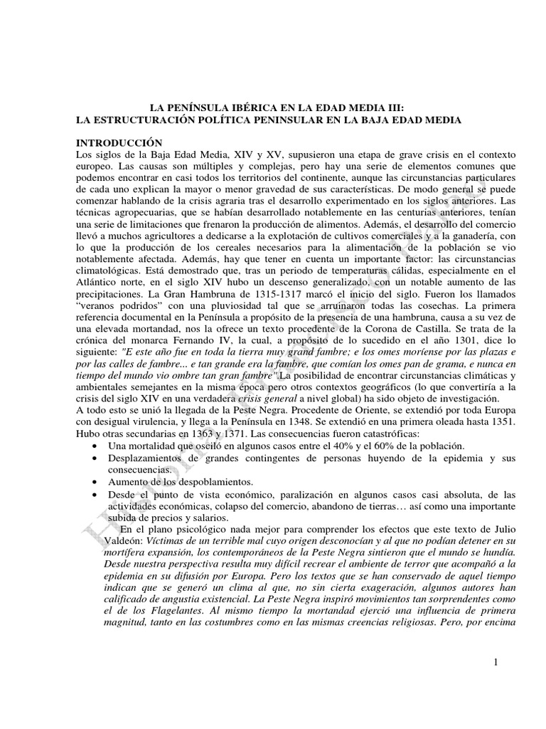 La Peninsula Iberica en La Edad Media Iii | Descargar gratis PDF | España