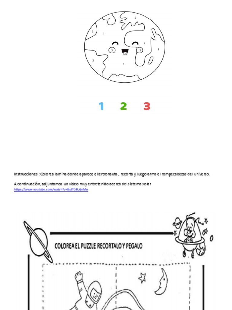 Fichas Sistema Solar (1) | PDF | Planetas | Marte