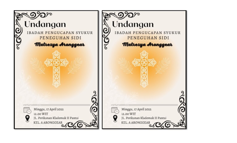 Undangan Sidi | PDF