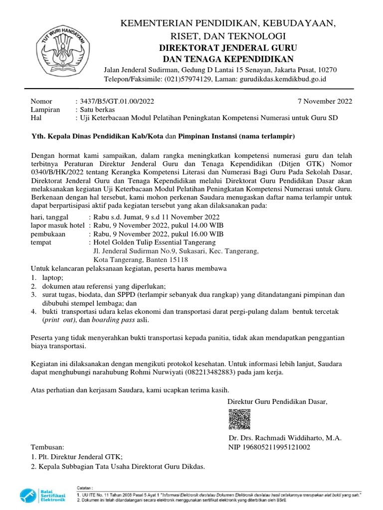 Und - Uji Keterbacaan Modul Numerasi | PDF