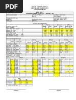 Proctor Test Data Sheets & Graph | PDF | Materials | Civil Engineering