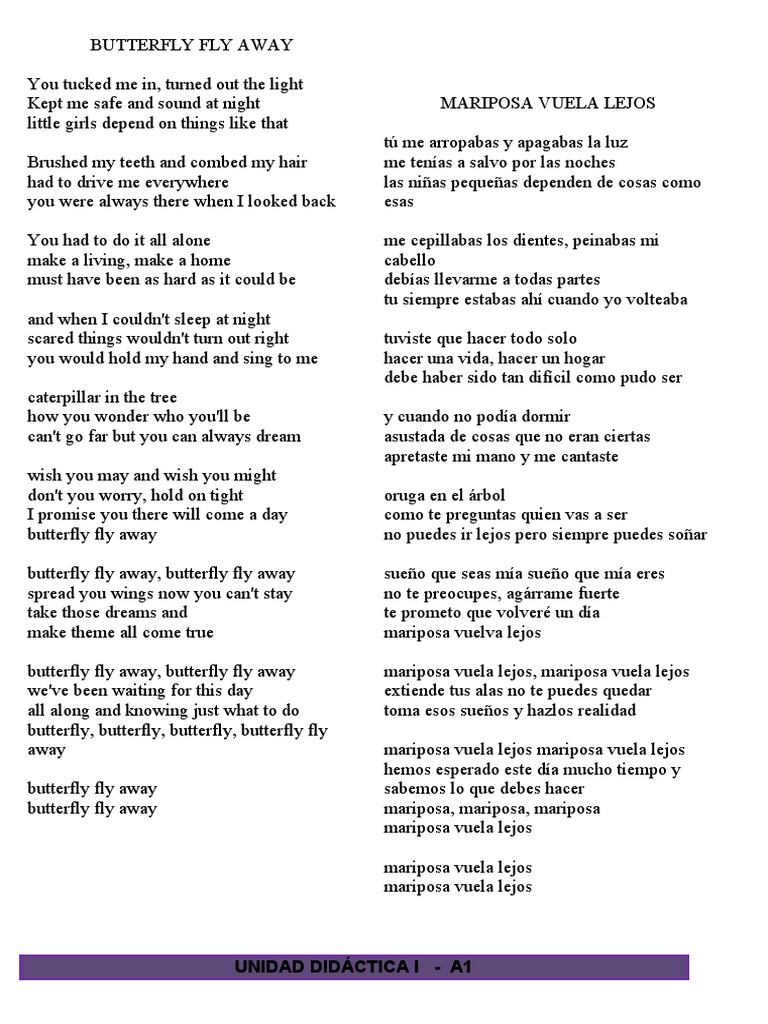 Butterfly Fly Away | PDF