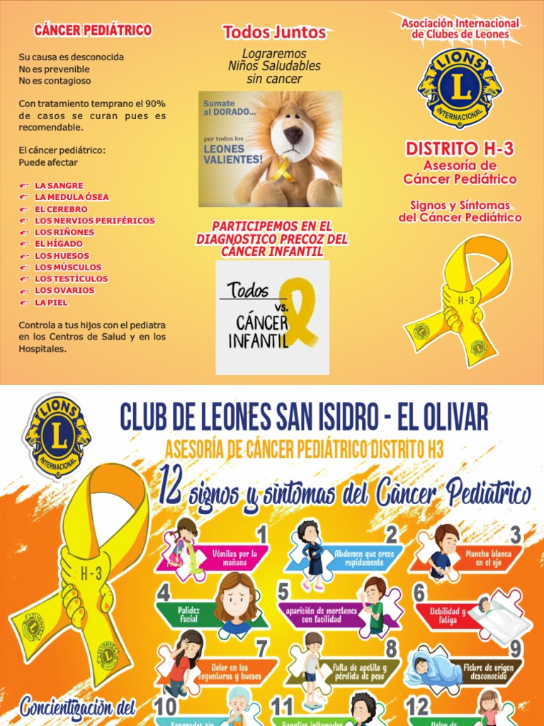 Triptico Club de Leones | PDF Triptico Club de Leones | PDF