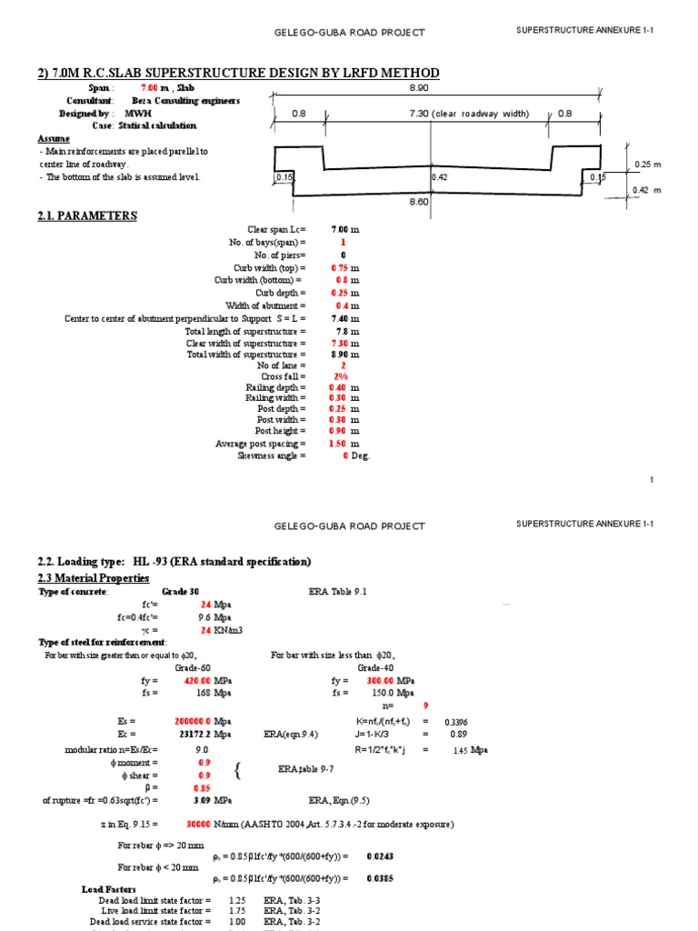 7m.span Slab | Download Free PDF | Fracture | Concrete