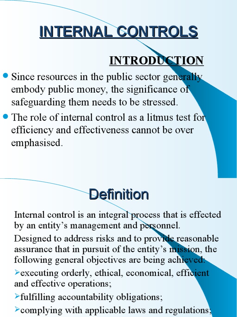 Internal Controls | Download Free PDF | Internal Control | Risk
