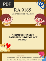 Republic Act No. 9165 | PDF | Opium | Narcotic