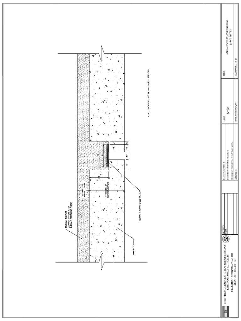 B-21 Asphaltic Plug Type Bridge Joint System | PDF