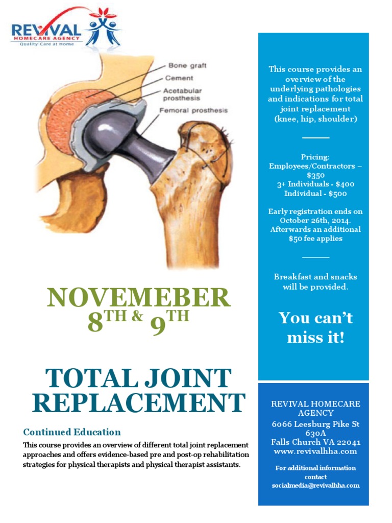Joint Replacement Flyer | PDF