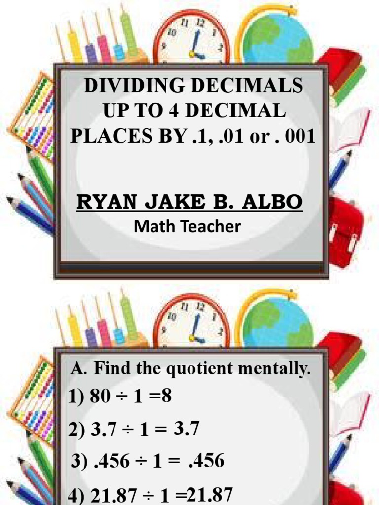 COT - NO.1 (MATH 6 - Quarter 1) 2022-2023 | PDF | Division (Mathematics) | Elementary Mathematics