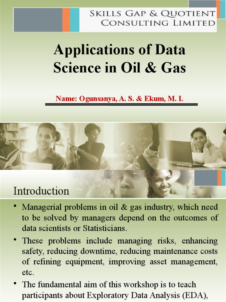 Presentation On Python Code To Modelling in Oil & Gas | PDF | Data | Information Management