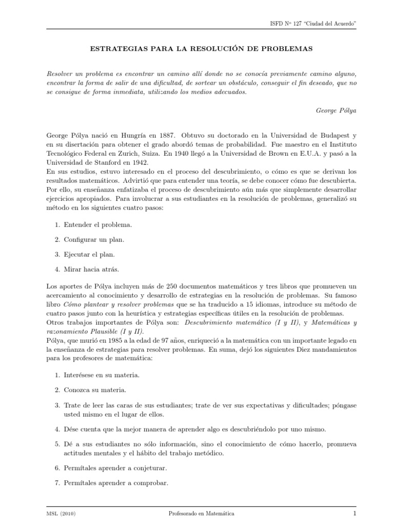 2010 Resoluciondeproblemas Luque | PDF | Matemáticas | Science